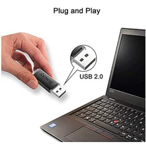 USB Flash Drives 1GB 10 Pack, Bosexy Thumb Drives Cap Design USB 2.0 Stick with Led Indicator Lanyards(5 Mixed Colors: Black Blue Silver Purple Red)