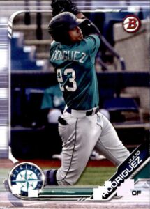 2019 bowman draft #bd-60 julio rodriguez rc rookie seattle mariners mlb baseball trading card