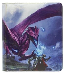 dragon shield card binder – card codex zipster binder: small purple amifist - trading cards – card games - compatible with pokemon yugioh magic the gathering mtg tcg ocg & hockey cards