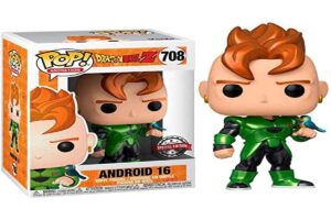 funko pop! animation dragon ball z android 16 metallic