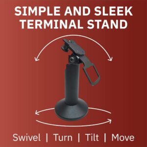 DCCStands Swivel and Tilt Ingenico Lane/3000/5000/7000 Terminal Stand, Screw-in and Adhesive