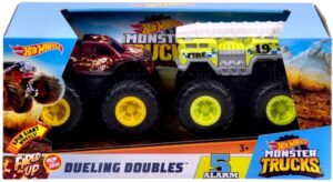 hot wheels monster trucks dueling doubles - fired up & 5 alarm