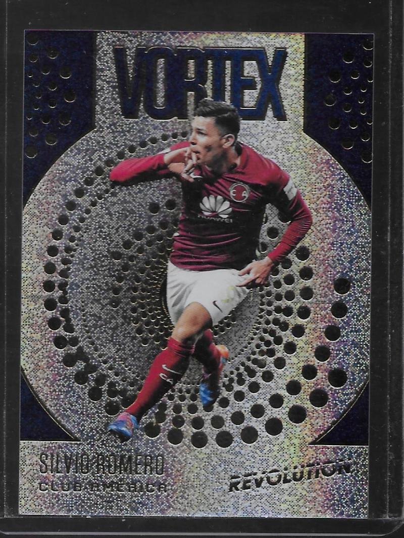 2017 Revolution Soccer Vortex #18 Silvio Romero Club America Official Panini Futbol Trading Card