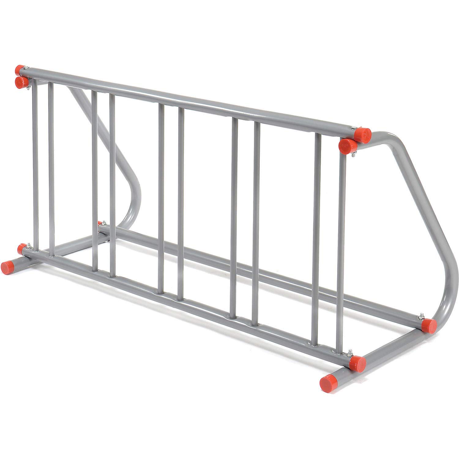 Global Industrial 61-5/8"L Grid Bike Rack, Single Sided, Powder Coated Steel, 5-Bike Capacity