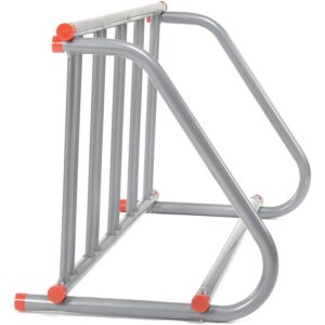 Global Industrial 61-5/8"L Grid Bike Rack, Single Sided, Powder Coated Steel, 5-Bike Capacity