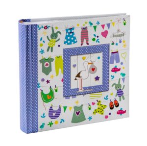 edian memo photo album 4x6 200 photos, family baby kids cute photo album with writing space