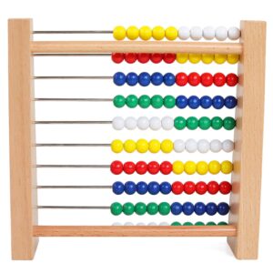 artist unknown abacus for kids math preschool number learning classic wooden toy developmental toy wooden beads 8 extension activities great gift toddler girls and boys