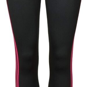 adidas Kids Girls' Performance Tight Three Stripe Leggings - XL - Black/Pink