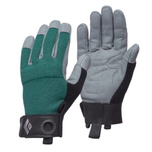 black diamond equipment crag gloves - women's - raging sea - large