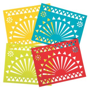 fun express fiesta paper placemat w/cutouts - party supplies - vbs vacation bible school supplies/decor - 25 pieces