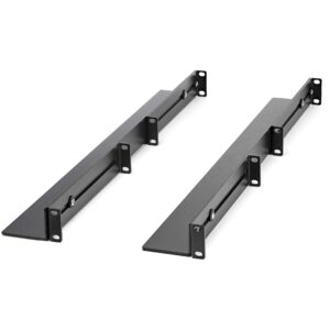 startech.com 1u 19 inch server rack rails - 24-36 inch adjustable depth - universal 4 post rack mount rails - network equipment/server/ups mounting rail kit hpe proliant dell poweredge (unirails1ub)