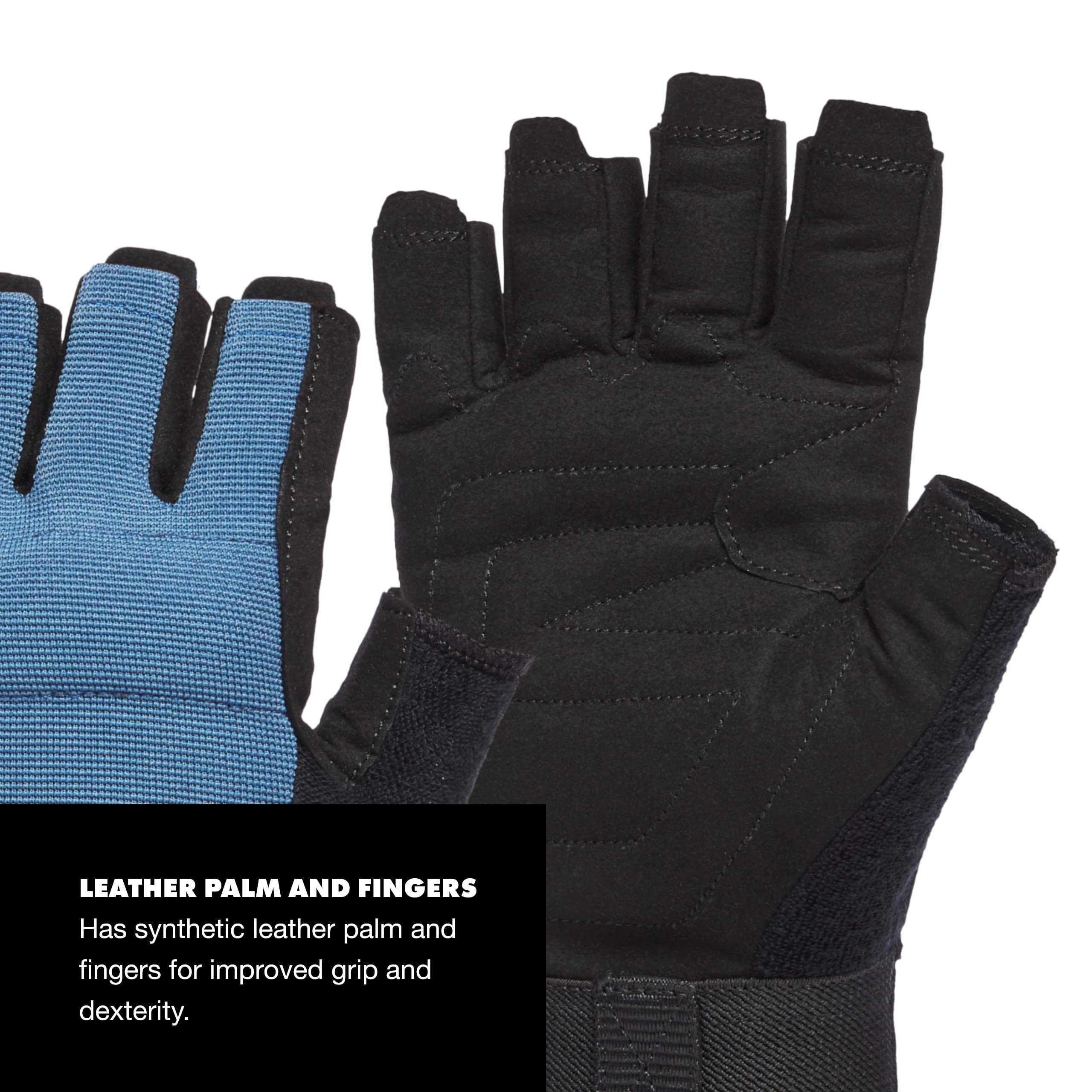 BLACK DIAMOND Equipment Crag Half-Finger Gloves - Astral Blue - Large