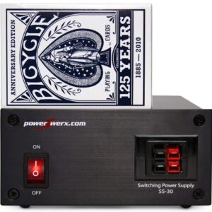 Powerwerx SS-30DV 30 Amp Desktop DC Power Supply with Powerpole Connectors