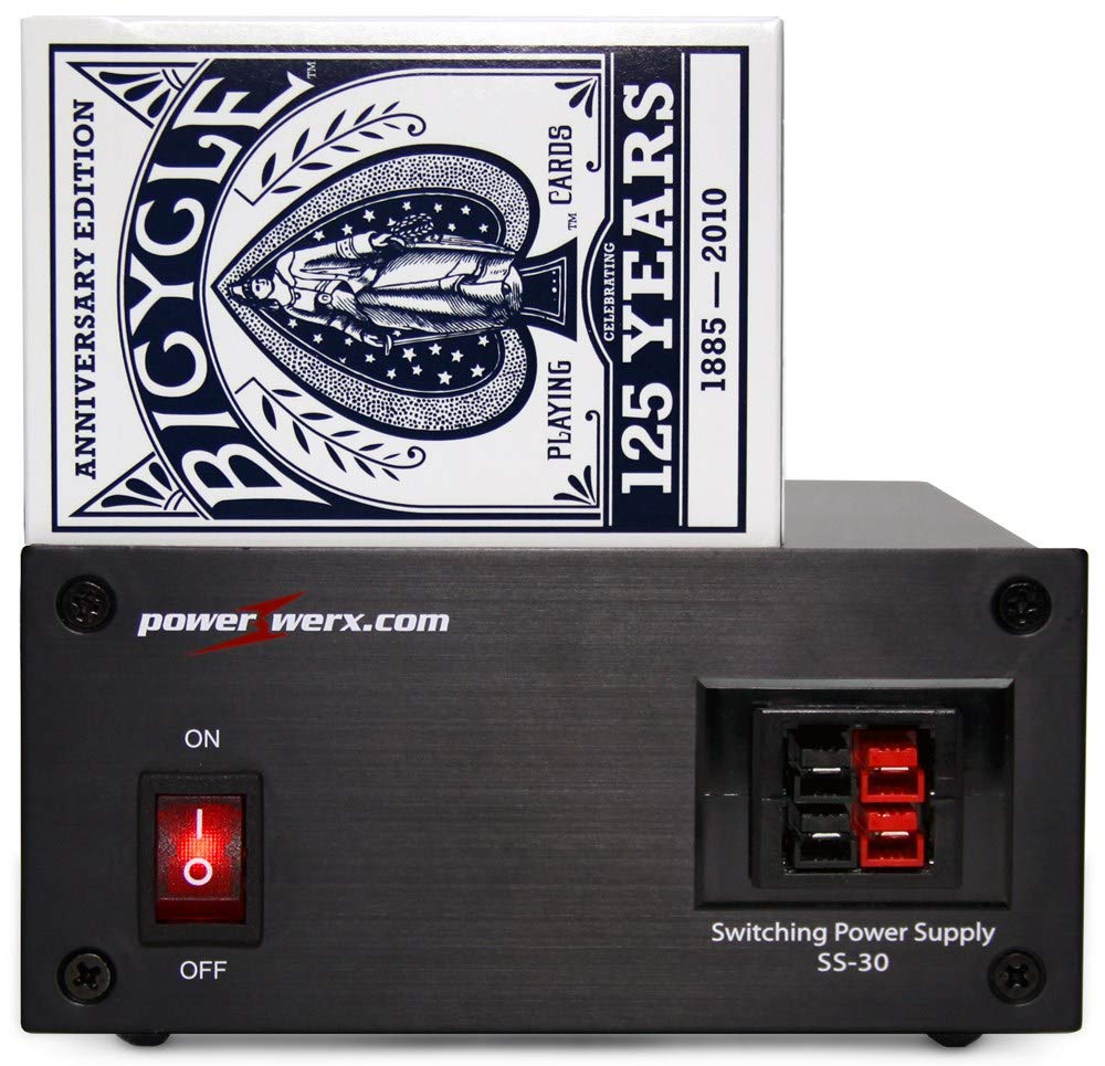 Powerwerx SS-30DV 30 Amp Desktop DC Power Supply with Powerpole Connectors