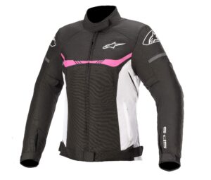 alpinestars women's stella t-sps waterproof jacket (xx-large) (black/white)