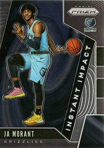 2019-20 Panini Prizm - JA Morant - IMPACT PARALLEL - Memphis Grizzlies NBA Basketball Rookie Card - RC Card #12