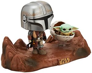 funko pop! star wars moment: the mandalorian - the mandalorian with the child