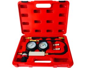 mengyoo new generation cylinder leak down tester,engine cylinder dual gauge leakdown tester kit diagnostics tool(tu-21)