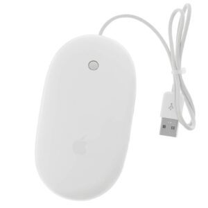 Apple Mighty Mouse Wired (A1152) - USB Wired Optical Mouse for Computers (Renewed)