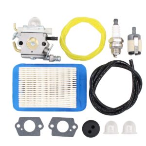 applianpar carburetor carb air filter kit a021004331 wta-35 for echo pb-580 pb-580t backpack blower