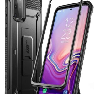 SupCase UB Pro Series Designed for Samsung Galaxy S20 Plus Case / S20 Plus 5G Case (2020 Release), Full-Body Dual Layer Rugged Holster & Kickstand Case Without Built-in Screen Protector (Black)