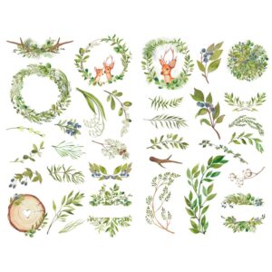 seasonstorm green grasses leaves aesthetic diary travel journal paper stickers scrapbooking stationery school office art supplies