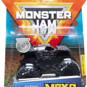 Monster Jam 2020 Spin Master 1:64 Diecast Monster Truck with Wristband: Maximum Destruction MAX D Black