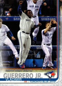 2019 topps update baseball #us62 vladimir guerrero jr. rookie debut card