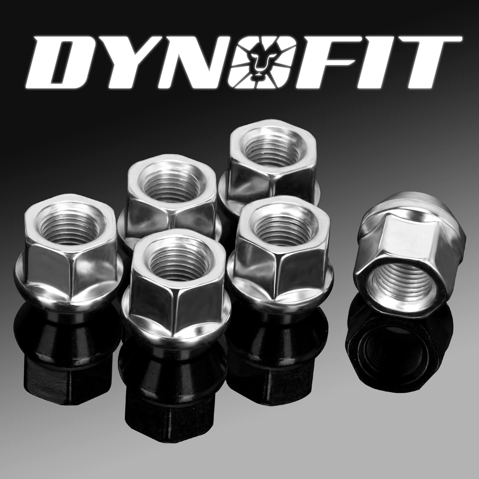 dynofit 14x2.0 aftermarket Wheel Lug Nuts, 24pcs M14-2.0 21mm Heigh Open end conical lugnuts for Excursion,2000-14 Expedition,2004-2014 F-150,09-14 Lobo,00-13 Transit,Navigator and More Wheels