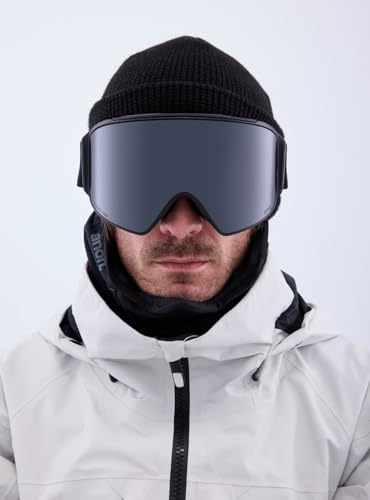 Anon Men's M4 Perceive Goggle Cylindrical with Spare Lens and MFI Face Mask