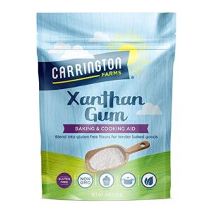 carrington farms- xanthan gum - non-gmo - zero calories - vegan - gluten free - 5oz.