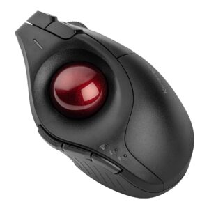 Kensington Pro Fit® Ergo Vertical Wireless Trackball (K75326WW), Black, 3" x 4" x 6.1"