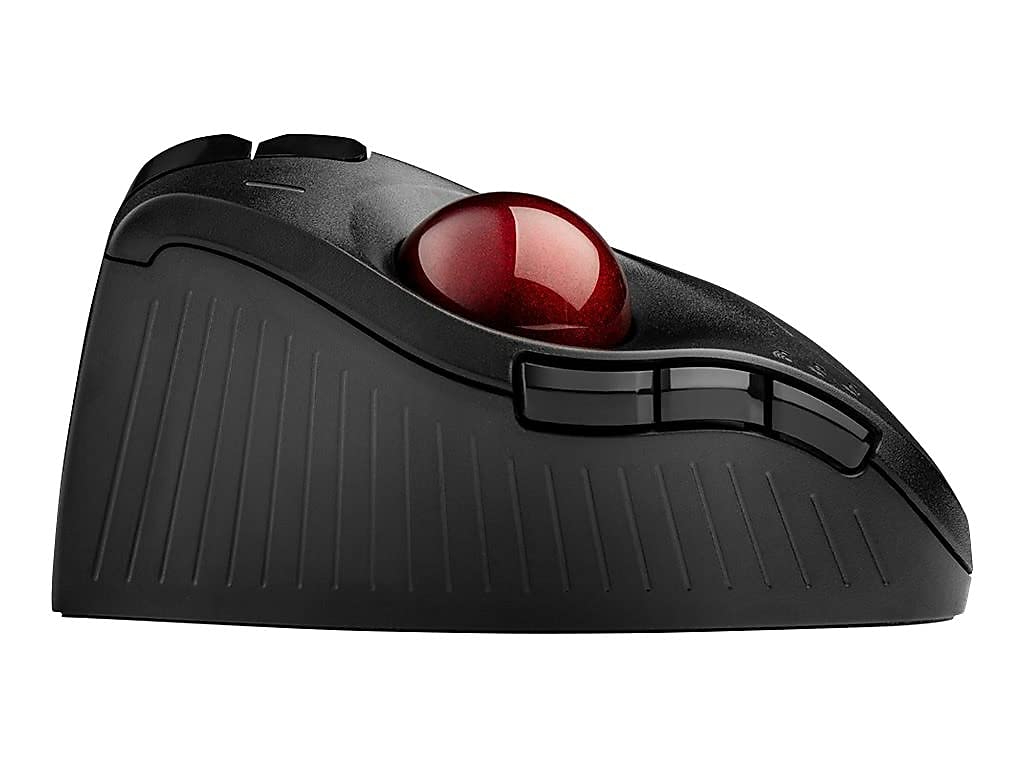 Kensington Pro Fit® Ergo Vertical Wireless Trackball (K75326WW), Black, 3" x 4" x 6.1"