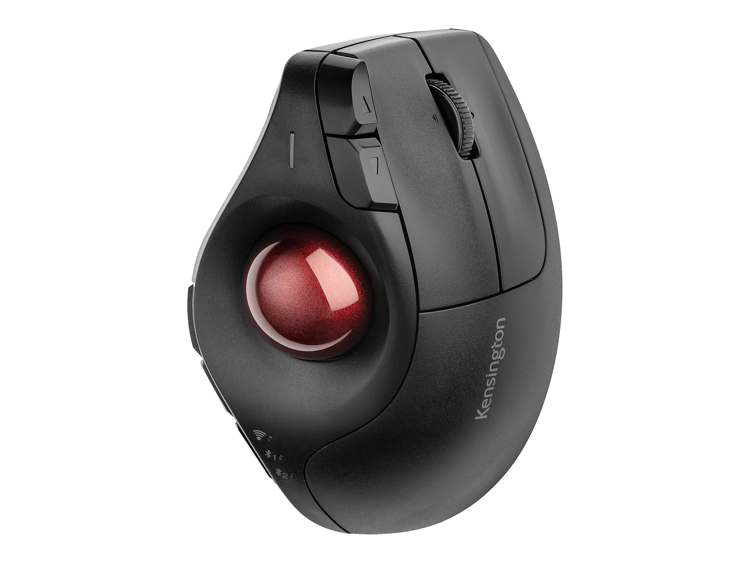 Kensington Pro Fit® Ergo Vertical Wireless Trackball (K75326WW), Black, 3" x 4" x 6.1"