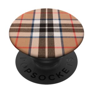 plaid classic buffalo pattern popsockets standard popgrip