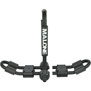 malone foldaway-5™ multi-rack folding 1 or 2 kayak, sup, canoe carrier, black (mpg125)