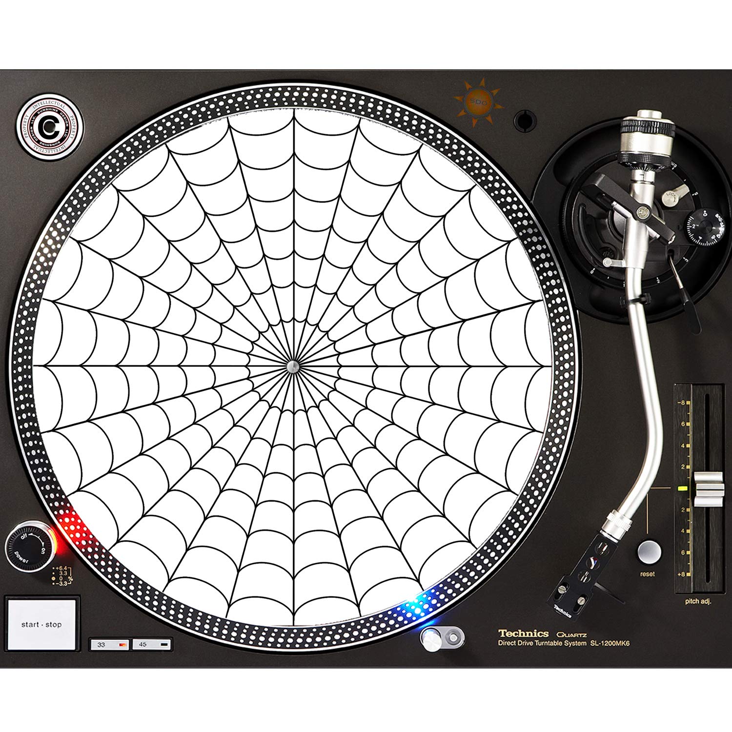 Spider Web Cobweb - DJ Turntable Slipmat 12 inch