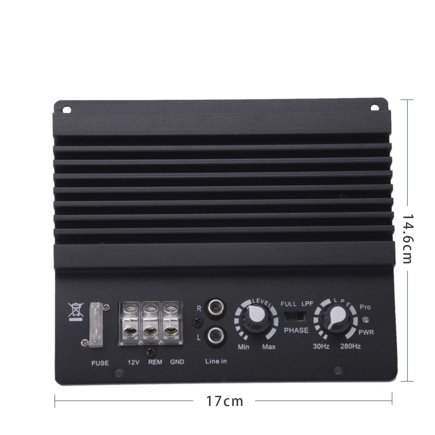 YaeCCC 1000W Car Audio High Power Amplifier Amp Board Powerful Bass Sub woofer Board 12V