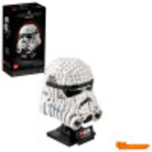 lego star wars stormtrooper helmet 75276 building kit, cool star wars collectible for adults (647 pieces)