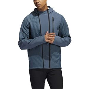 adidas men's cold.rdy training hoodie, legacy blue, m