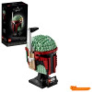 lego star wars boba fett helmet 75277 building kit, cool, collectible star wars character building set (625 pieces), multicolor