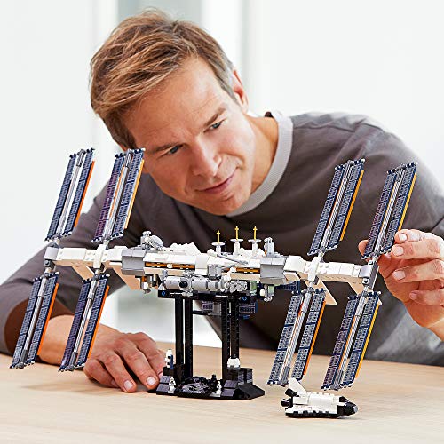 LEGO Ideas International Space Station 21321 Building Kit, Adult Set for Display, Makes a Great Birthday Present (864 Pieces)