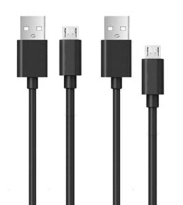 2pack, 6.6ft&10ft long micro usb android charger cord comaptible for amazon kindle fire hd 6 7 8 10(1-8th gen) hdx 8.9" 9.7" tablets and e-reader(3rd-11th), xbox one s/x/elite, ps4 pro/slim