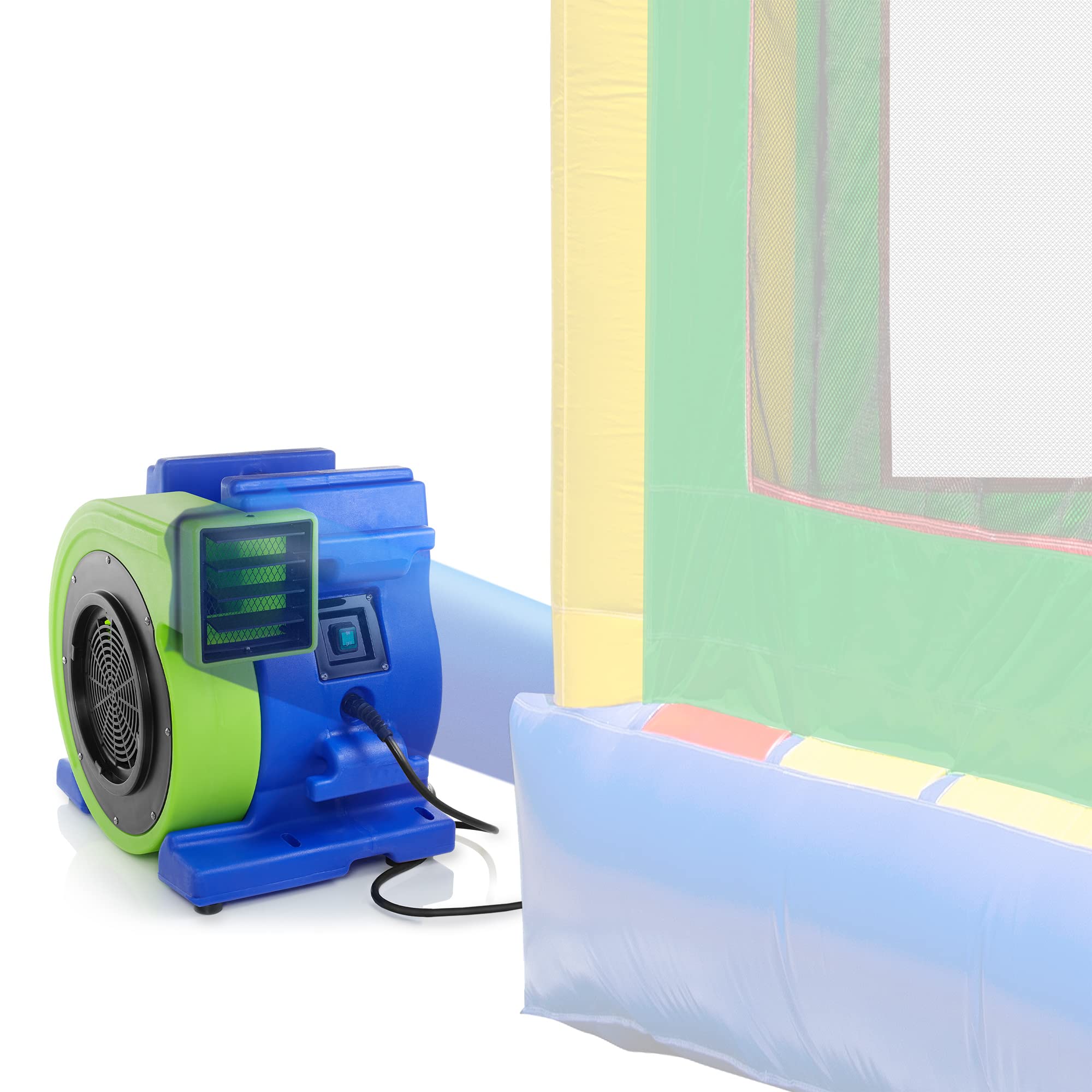 Cloud 9 Inflatable Bounce House Blower, 2 HP - Commercial Air Blower Fan