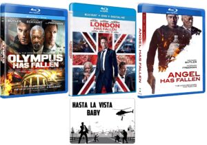 olympus / london / angel has fallen: complete movie series blu-ray collection with bonus art card