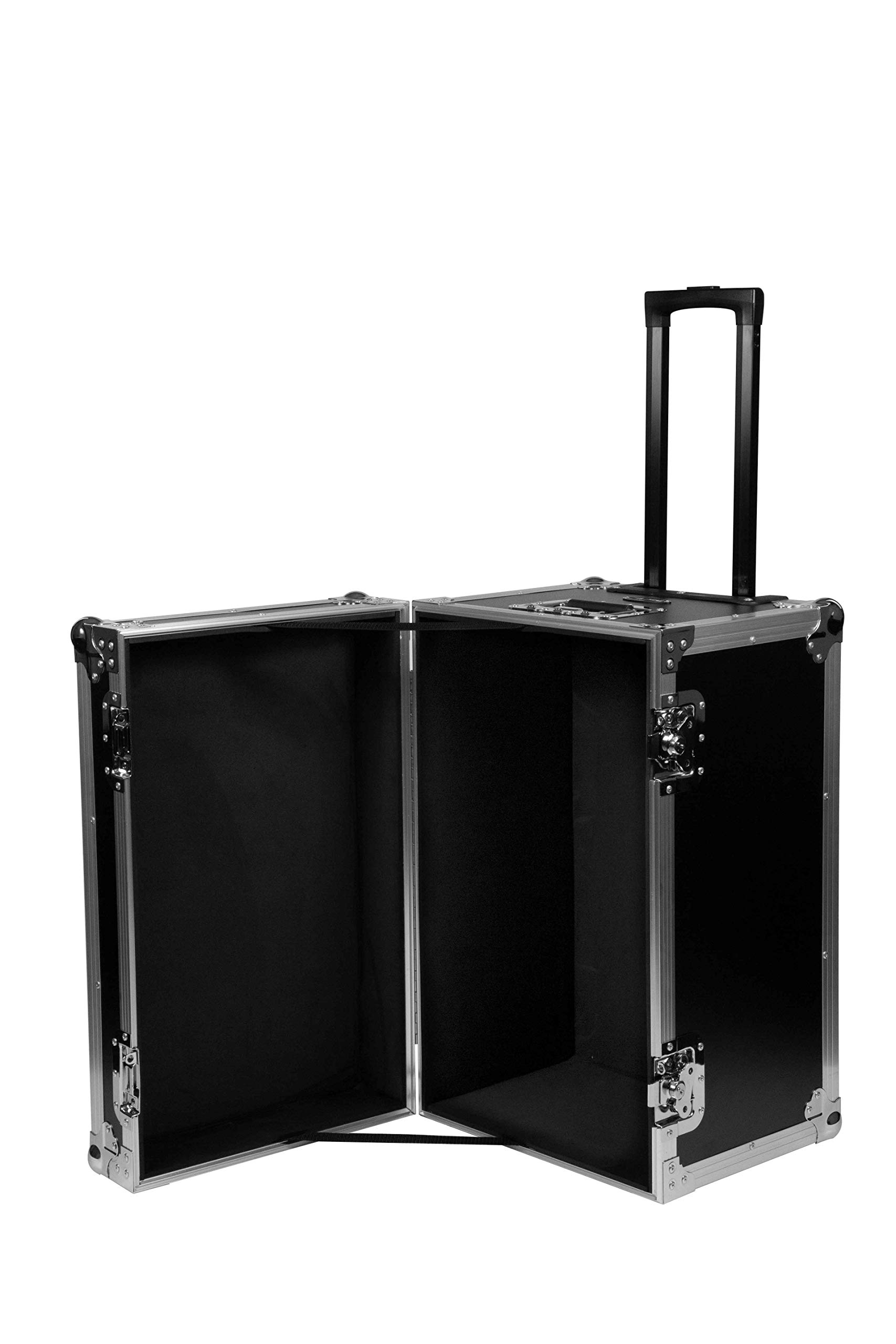 Silent Sound System Rolling PartyFX ProX Multipurpose Locking Flight Case w/Rubber Lining and Handle