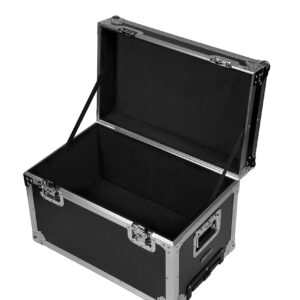 Silent Sound System Rolling PartyFX ProX Multipurpose Locking Flight Case w/Rubber Lining and Handle