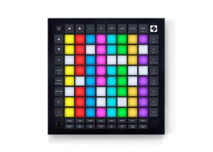 novation launchpad pro mk3, midi 64-grid controller and sequencer for ableton live, logic pro and hardware, 64 sensitive rgb pads, dynamic note playing, chord and scale modes