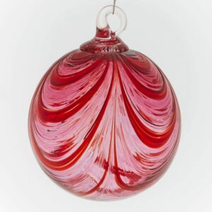 glass eye studio classic ball valentine ornament