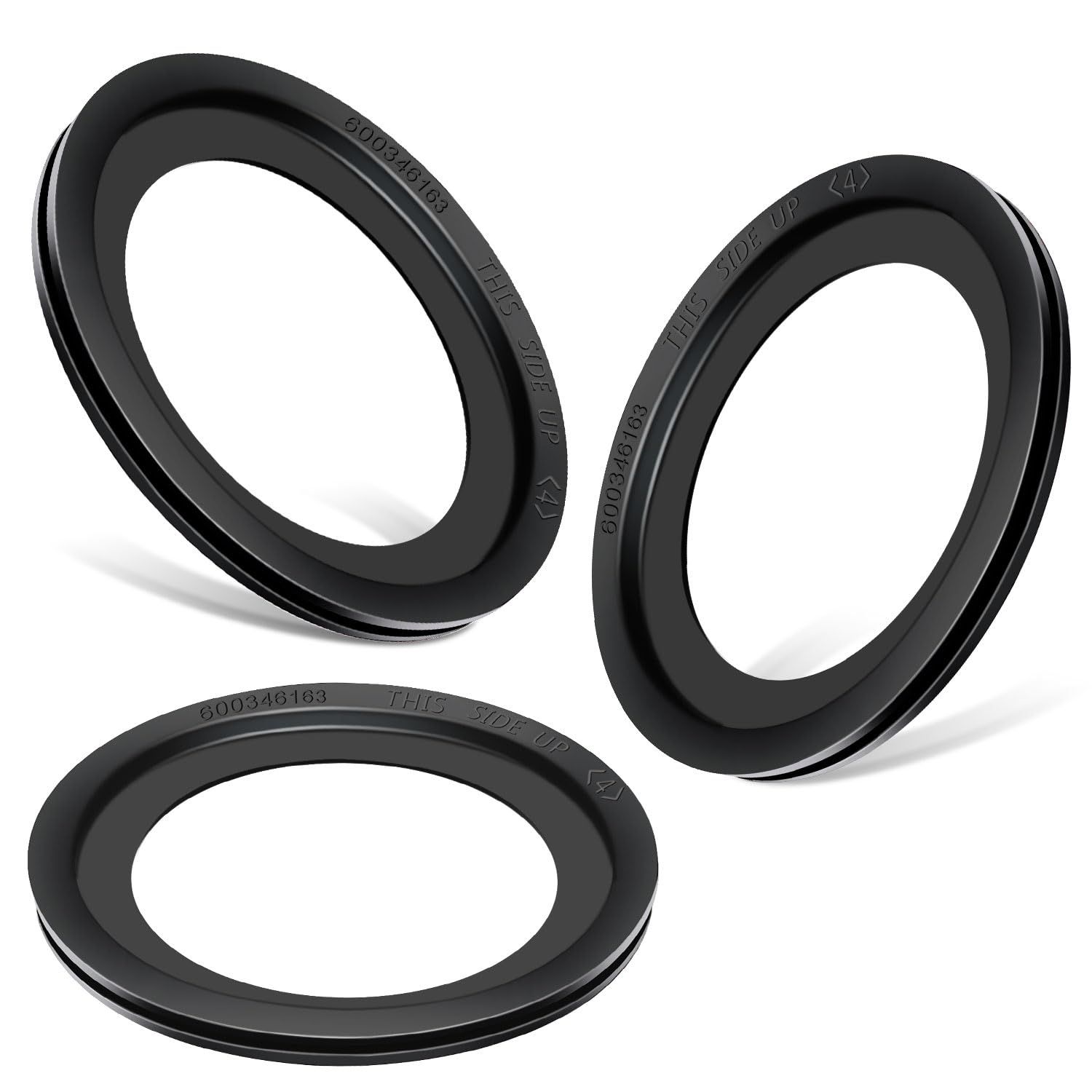 Beaquicy 3-Pack 385311658 RV Toilet Seal, Flush Ball Seal Kit - Replacement for Dometic 300/310/320 Toilet Seal Gasket Kit Camper Trailer Toilets, Solve The Leakage Problem